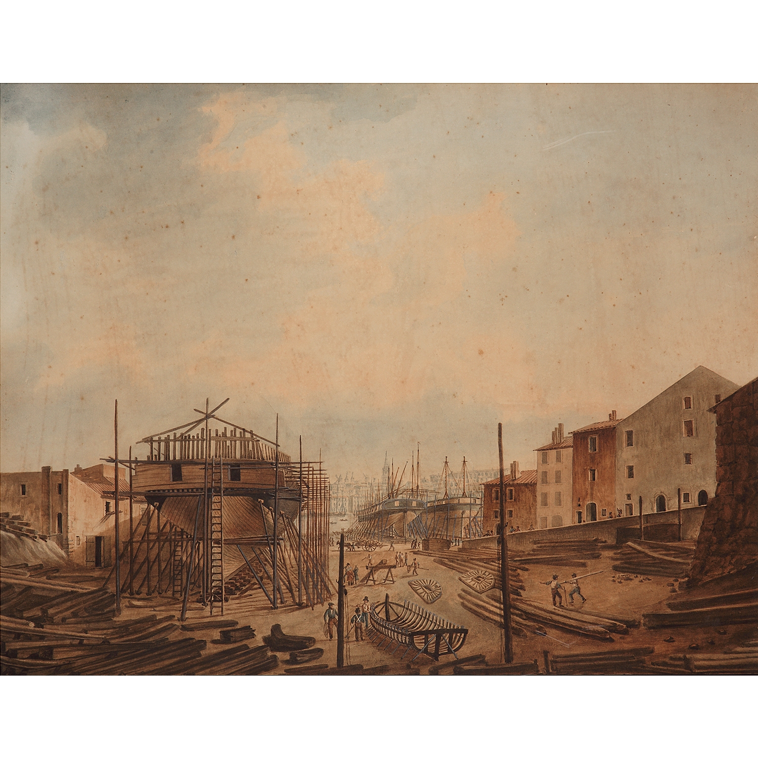 Antoine Roux | Shipyard in Marseille | MutualArt