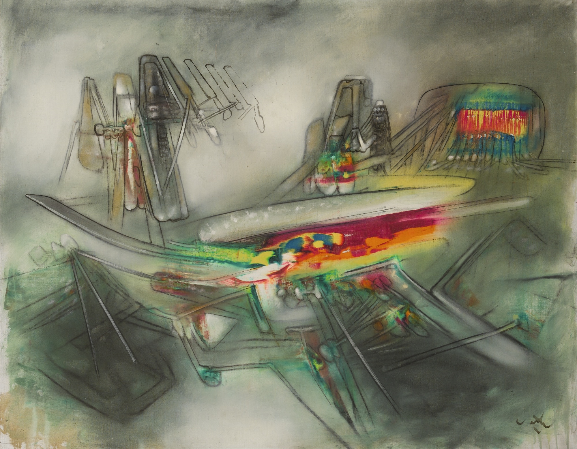 Roberto Matta | UNTITLED (1957) | MutualArt