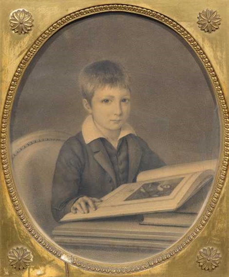 Louis-Leopold Robert | Portrait of Gustaner de Rollet (1819 - 1820 ...