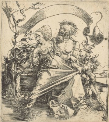 Albrecht Dürer | The Ravisher (Circa 1495) | MutualArt