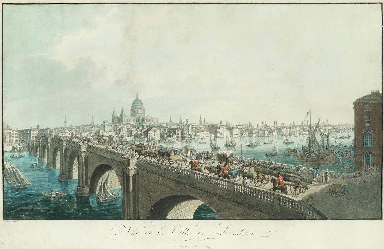 Ferdinand Runk | Vûe de la Ville de Londres); together with two further ...