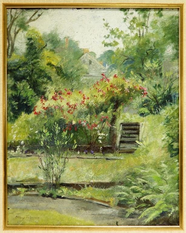 Stacy Tolman | Impressionist Garden Landscape | MutualArt