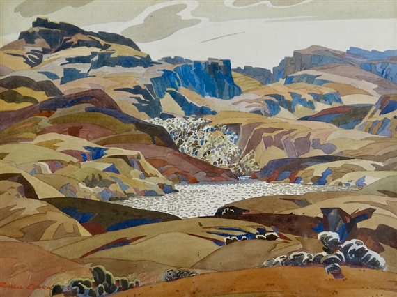Russell Clark | The Port Hills, Lyttelton | MutualArt