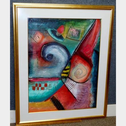 Kamy Deljou | Untitled Abstract | MutualArt