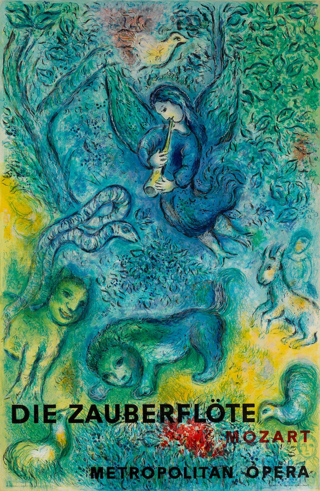 Marc Chagall | The Magic Flute (M. CS. 38) (1967) | MutualArt