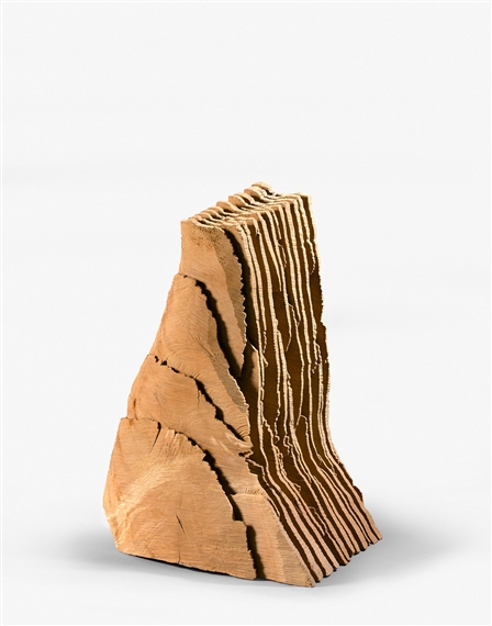 David Nash | Oak Cross (Cut Corners Skellig Cross) (1997) | MutualArt