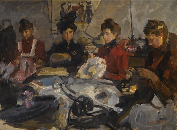 Isaac Israëls | THE MILLINERS' WORKSHOP | MutualArt