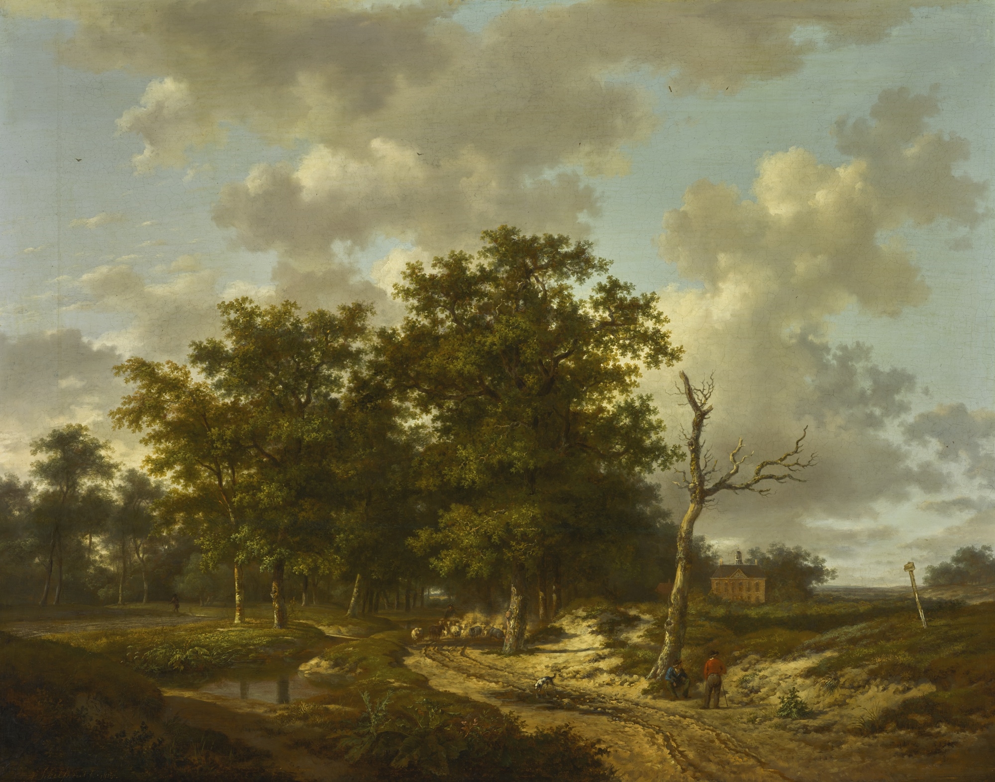 Andreas Schelfhout | Daily activities in winter | MutualArt