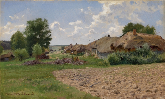 Alexander Alexandrovich Kiselev | Wooded Landscape (1886) | MutualArt