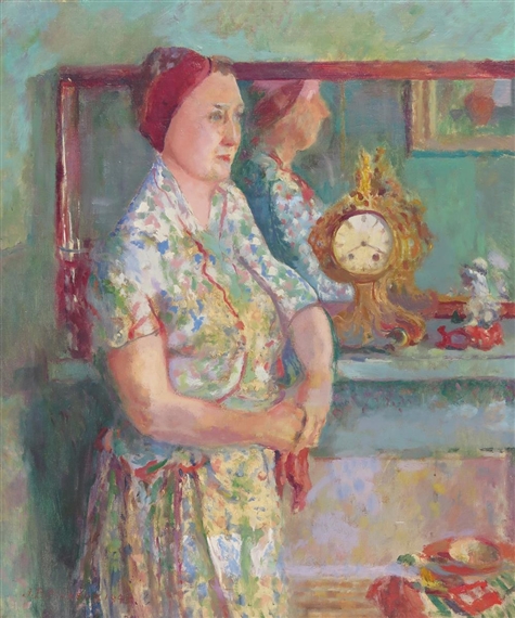 James Bolivar Manson | Portrait of Miss Mary Manson, the artist's ...