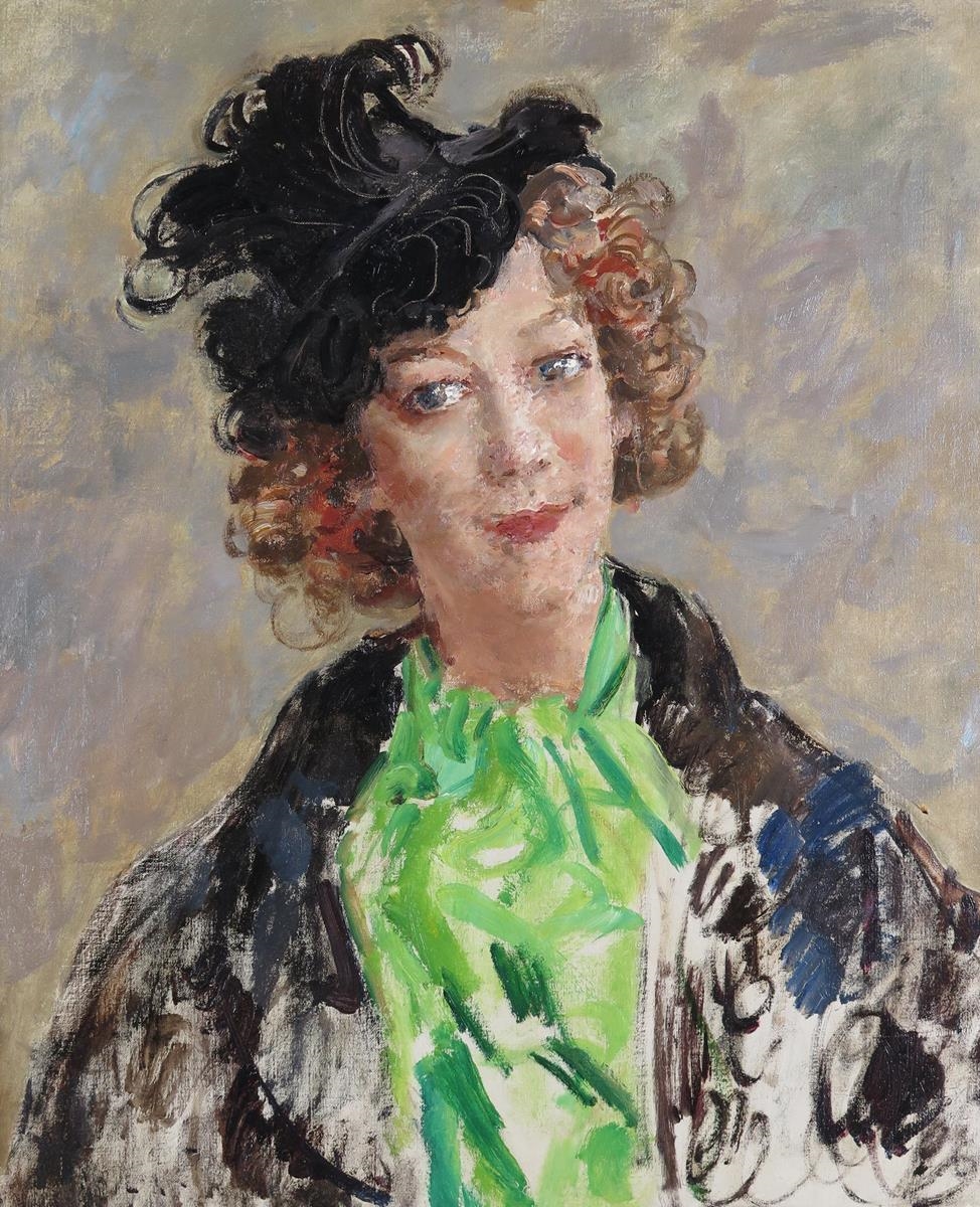 Augustus Edwin John | PORTRAIT OF MRS GRIBBLE | MutualArt