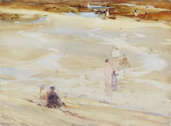 William Russell Flint | Beach Butterfly | MutualArt