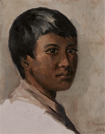 Dora Meeson | Portrait of a Maori Boy (1889) | MutualArt