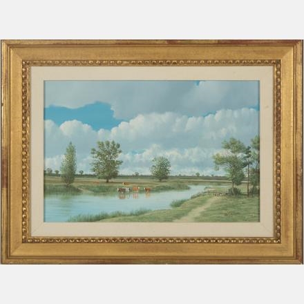 Nicholas Mace | Cattle Cooling Off | MutualArt