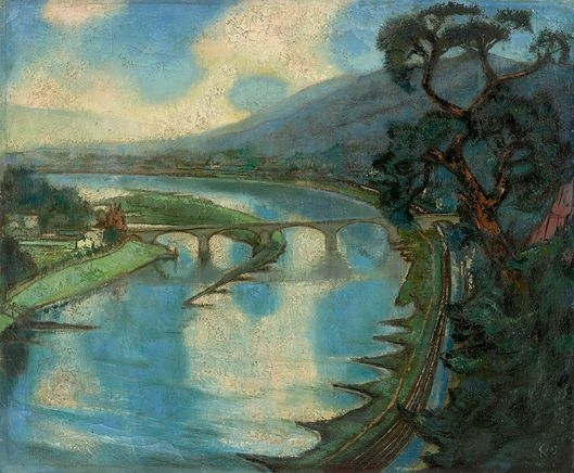 Max Kaus | Die Mosel bei Trier (1941) | MutualArt