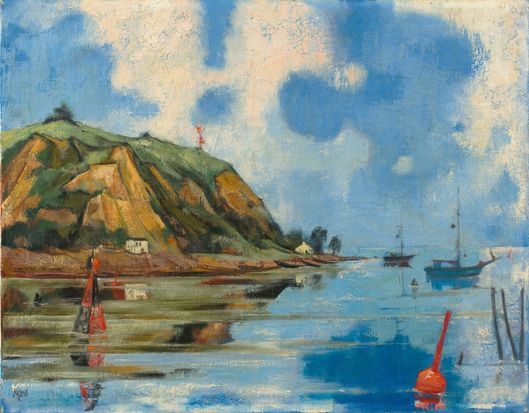 Max Kaus | Hafenlandschaft | MutualArt