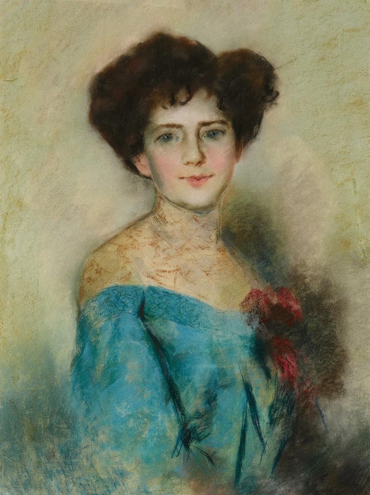 Tom Roberts | Portrait of a Lady (Possibly Lady Hopetoun) (Circa 1900 ...