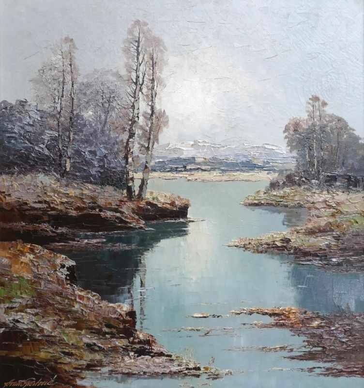 Georg Arnold-Graboné | Grauer Tag bei Leutstetten | MutualArt