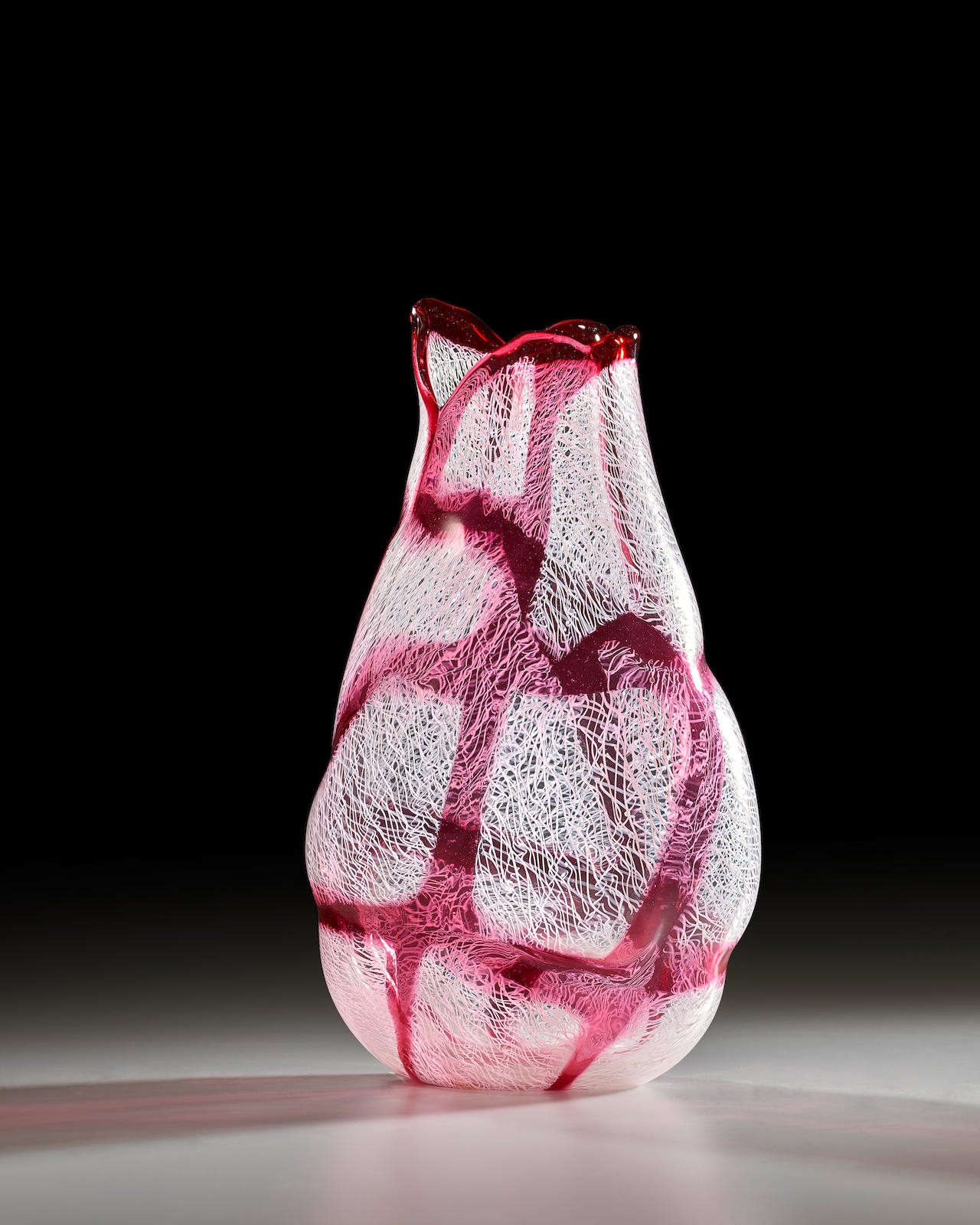 Archimede Seguso | Merletto Irregolare Vase (Circa 1952) | MutualArt