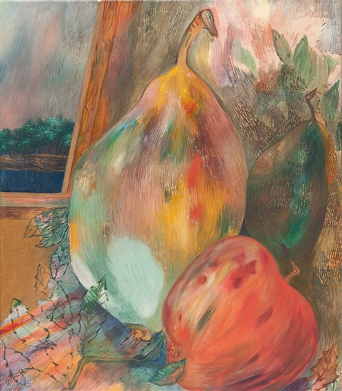 Georg Muche | Stillleben mit Früchten (1932) | MutualArt