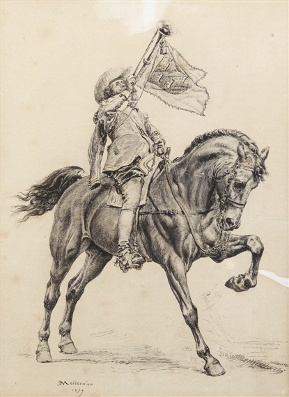 Jean-Louis-Ernest Meissonier | THE MURCIA HERALD | MutualArt