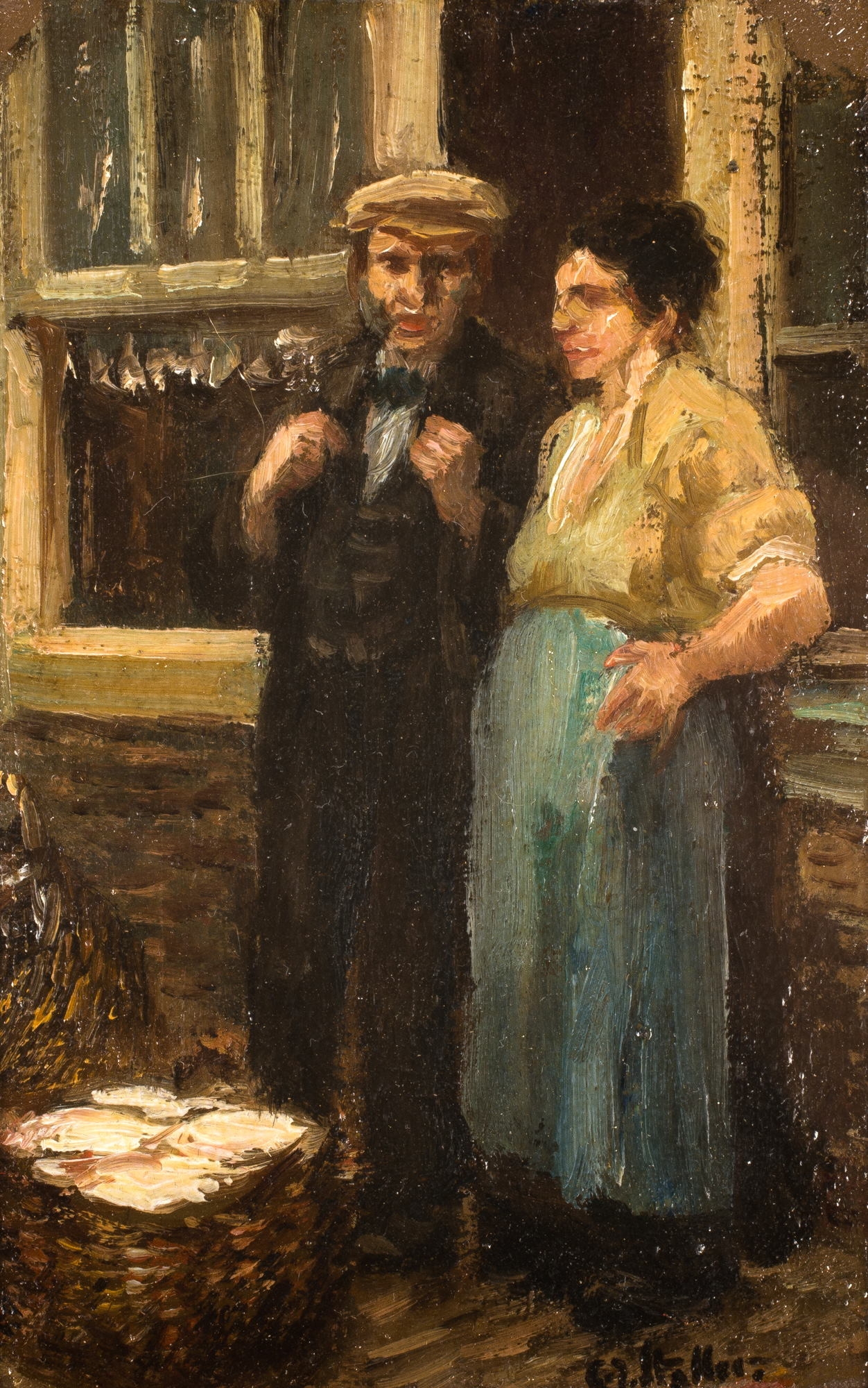 Gerard Johan Staller | Marktscène met figuren | MutualArt