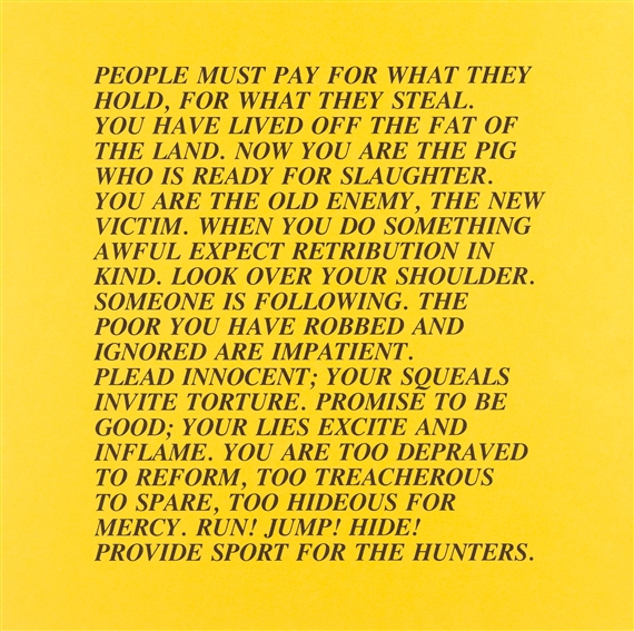 Jenny Holzer | series of 12, Truisms and Essays | MutualArt