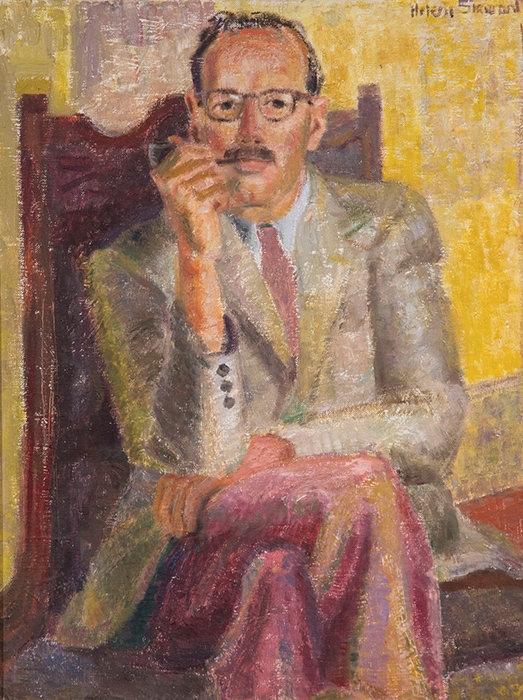 Helen Stewart | Portrait of Doctor John Beaglehole (1954) | MutualArt