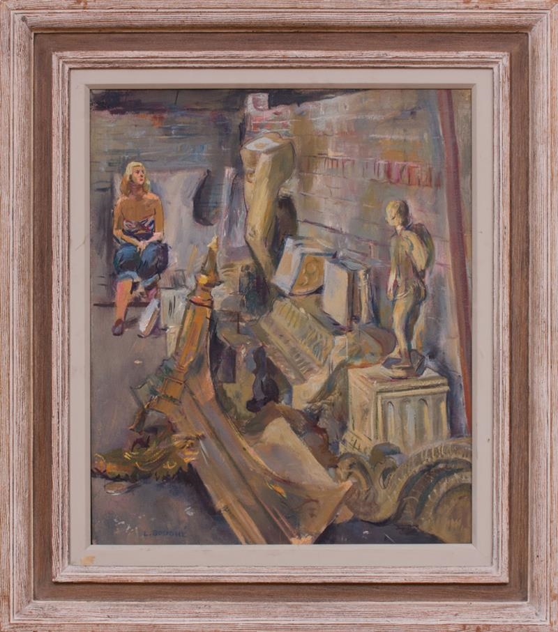 Louis George Bouché | MUSEUM JUNK ROOM (1948) | MutualArt