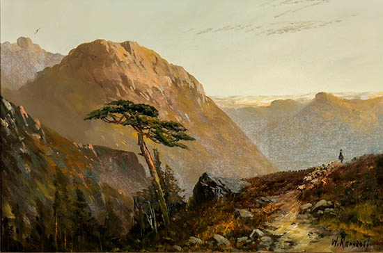 W. Richards | 2 Works: Highland Scenes | MutualArt
