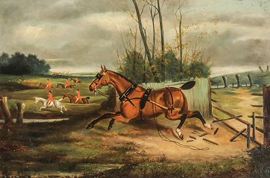 James Clark | 2 Works: Breaking Away from the Hunt and Running Free ...