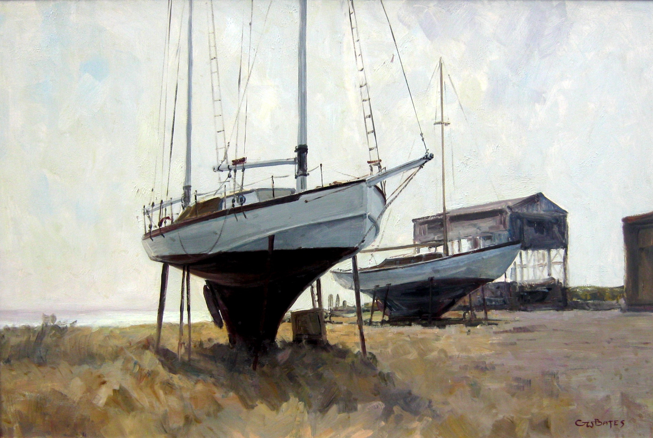 George William Bates | The Repair Yards | MutualArt