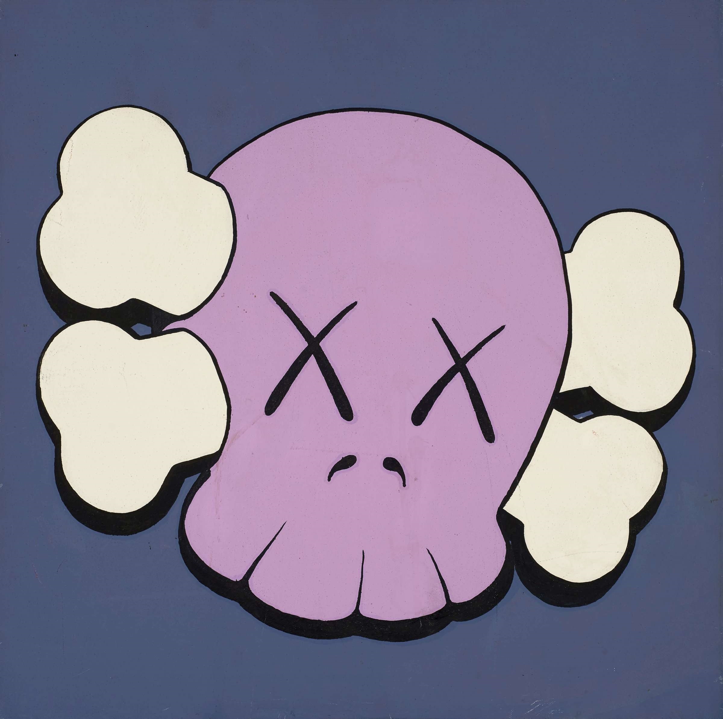 KAWS | Skull Painting, ca 1999 | MutualArt
