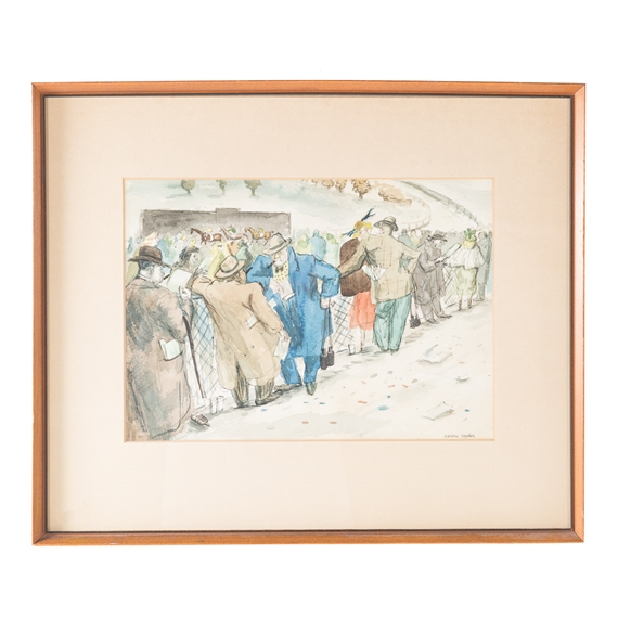 Aaron Sopher | At the Track | MutualArt