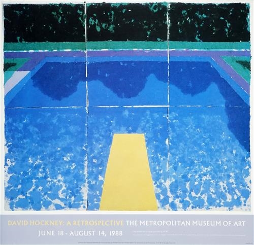 David Hockney | Day Pool with Three Blues (Paper Pool #7) (David ...