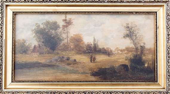 G. Salvi | Landscape with a cottage | MutualArt