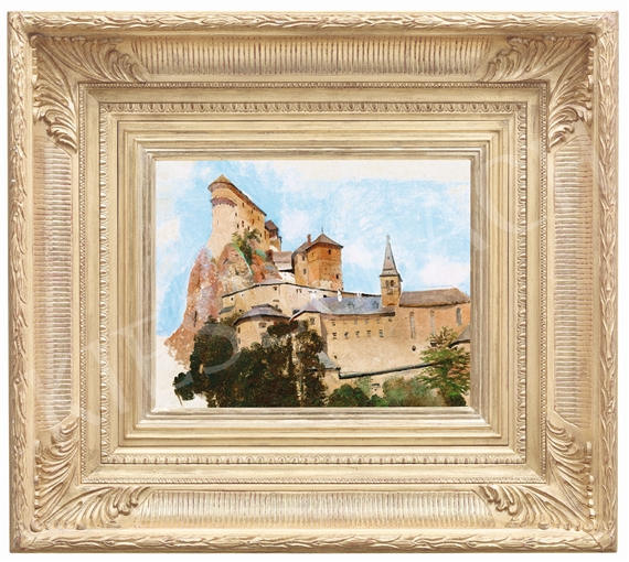 László Mednyánszky | The Castle of Árva | MutualArt