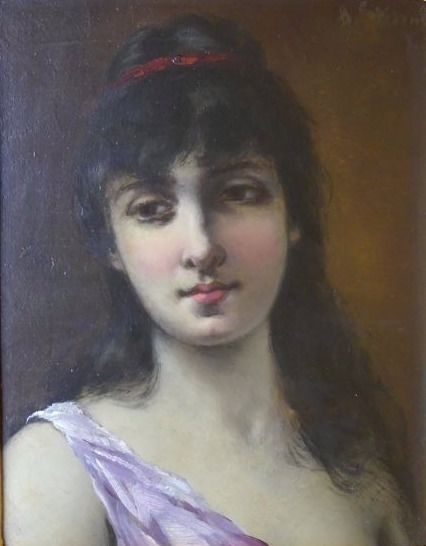 Alfonso Savini | Porträt einer jungen Frau | MutualArt