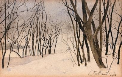 Léon Spilliaert | Beach view with prophet (1938) | MutualArt