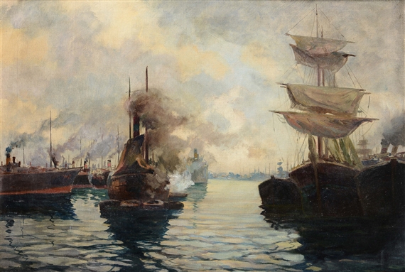 Achille Beltrame | Porto di Genova | MutualArt