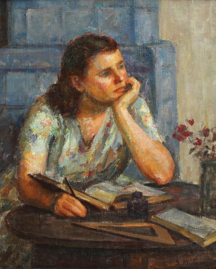 Samuel Mutzner | Intimitate (1945) | MutualArt