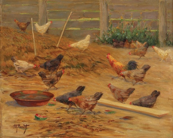 Arthur Mendel | Ograda bunicilor (1910 - 1915) | MutualArt