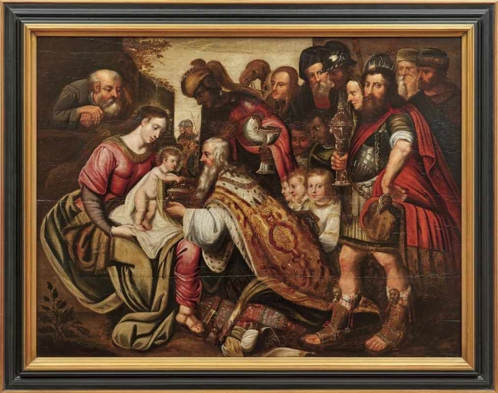Frans Francken II | Anbetung des Jesuskindes durch die Heiligen Drei Könige | MutualArt