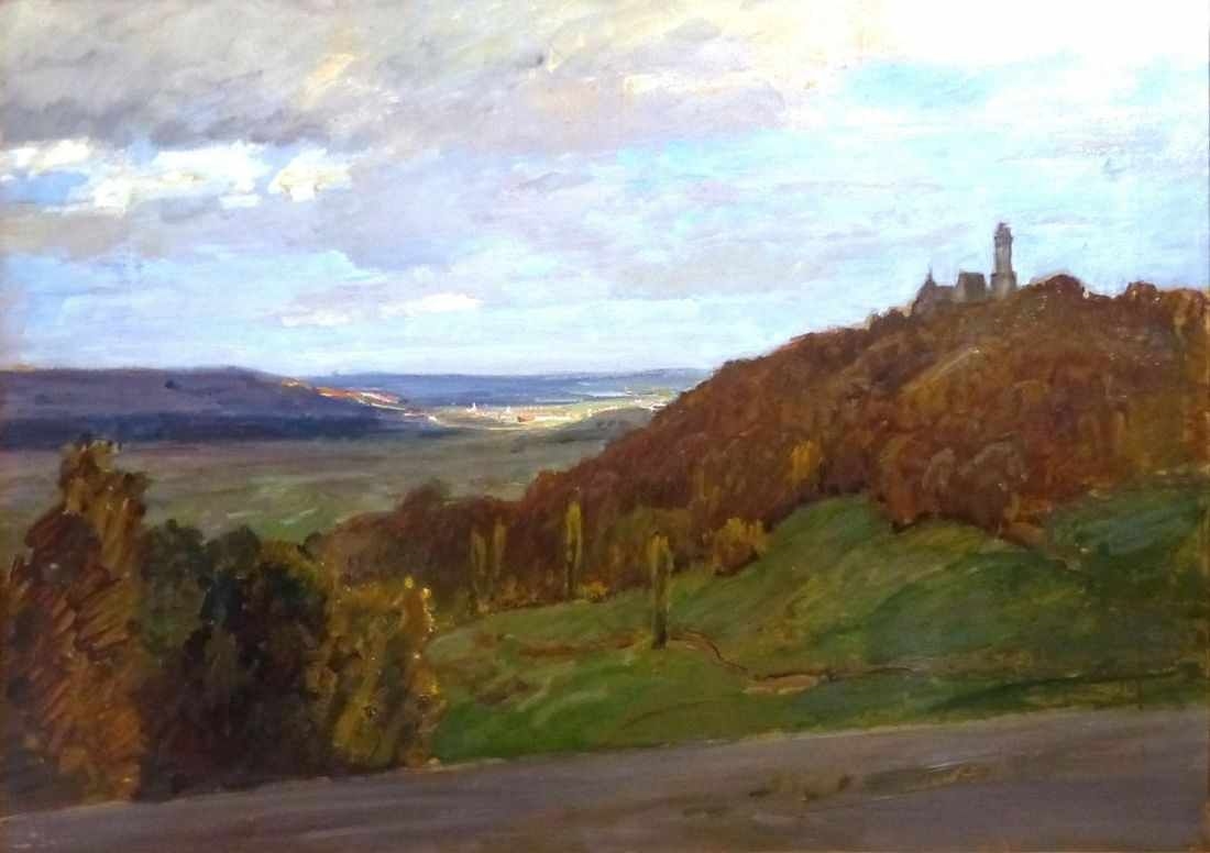 Fritz Bayerlein | Blick auf die Altenburg in Bamberg | MutualArt