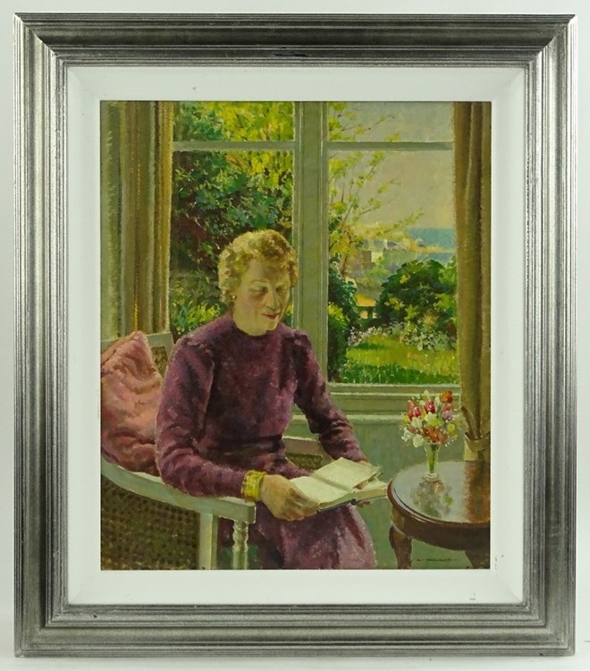 Arthur Haywood | Woman in an Interior | MutualArt