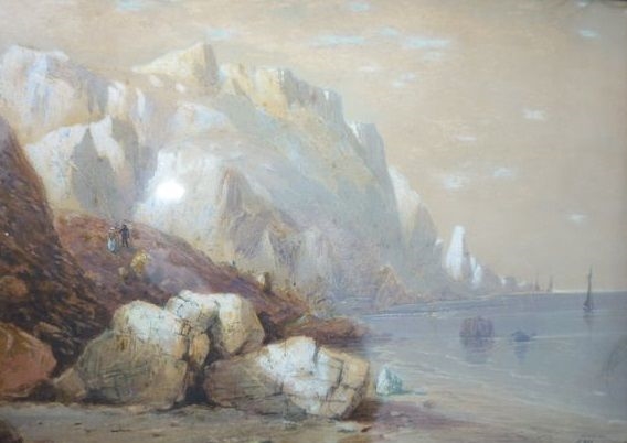 Charles Nicholls Woolnoth | A pair of Watercolours Devon and ...