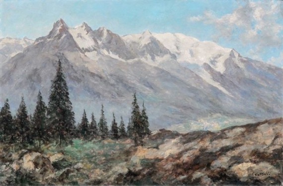 Clément Castelli | Chaine du Mont Blanc vue depuis la Flégère | MutualArt