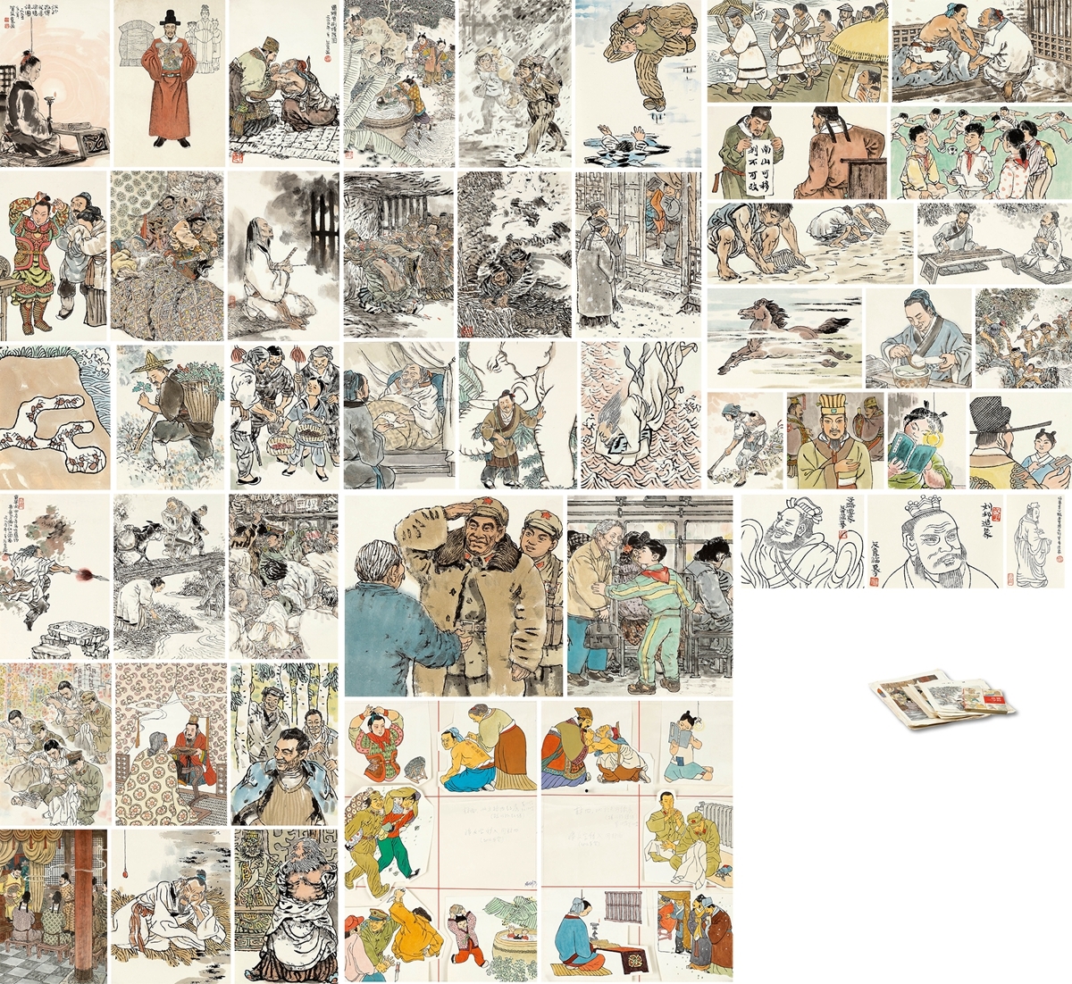 He Youzhi | 47 Works: The Cover and Illustration the Morality: Three ...