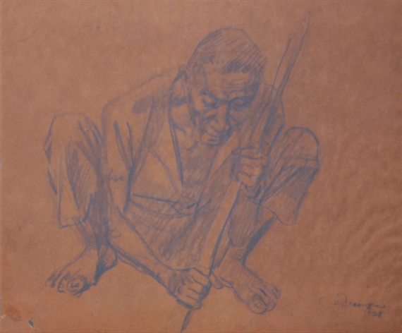 Carlos V. Francisco | Study for Camote Diggers (1966) | MutualArt