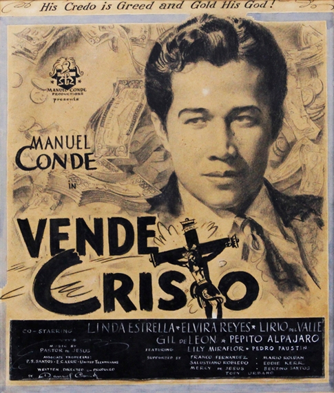 Carlos V. Francisco | Manuel Conde in Vende Cristo Movie Poster (Circa ...